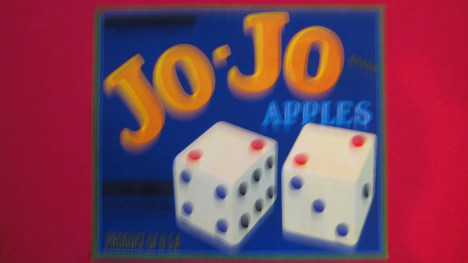 Jo-Jo Fruit Crate Label - Yakima Valley Labels