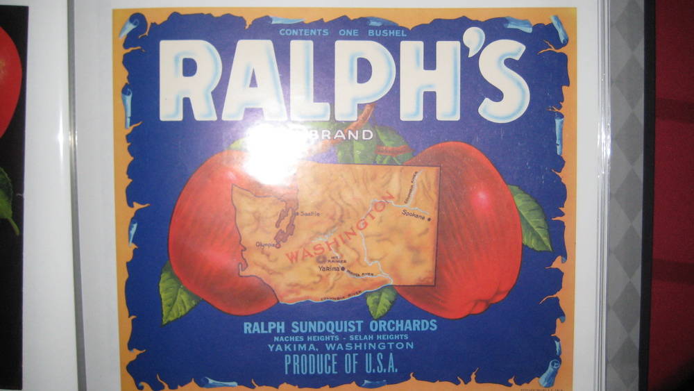 Ralphs Fruit Crate Label - Yakima Valley Labels